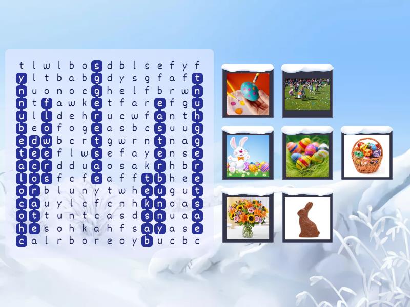 ESL4 Easter - Wordsearch