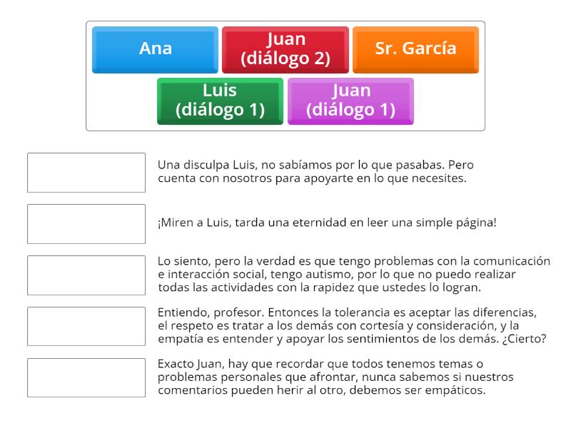 CONEXIONES: EXPLORANDO LA EMPATÍA, EL RESPETO Y LA TOLERANCIA - Сәйкестік