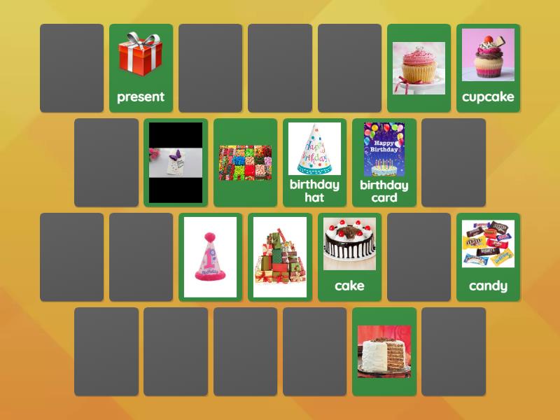 Birthday - Matching pairs