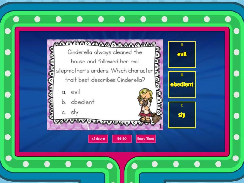 Fairy Tale Character Traits - Gameshow quiz