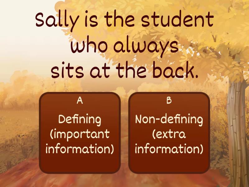 Defining or Non-defining relative clauses (commas are written ...
