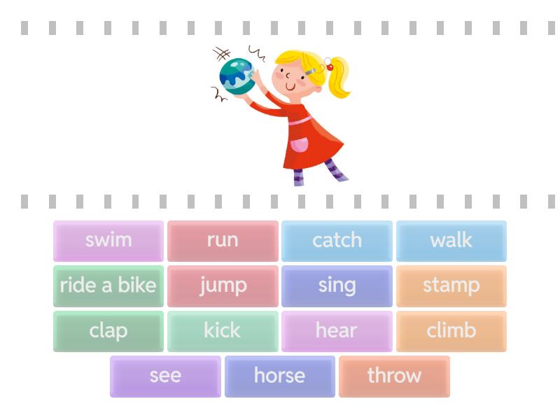 AS1 Unit 5 actions+words - Find the match