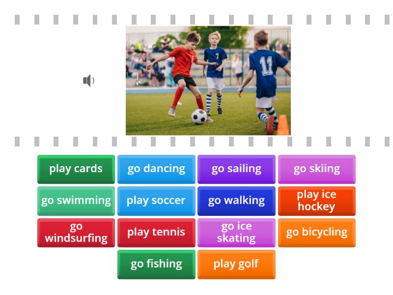 unit 10 - Sports and leisure 2 - Find the match