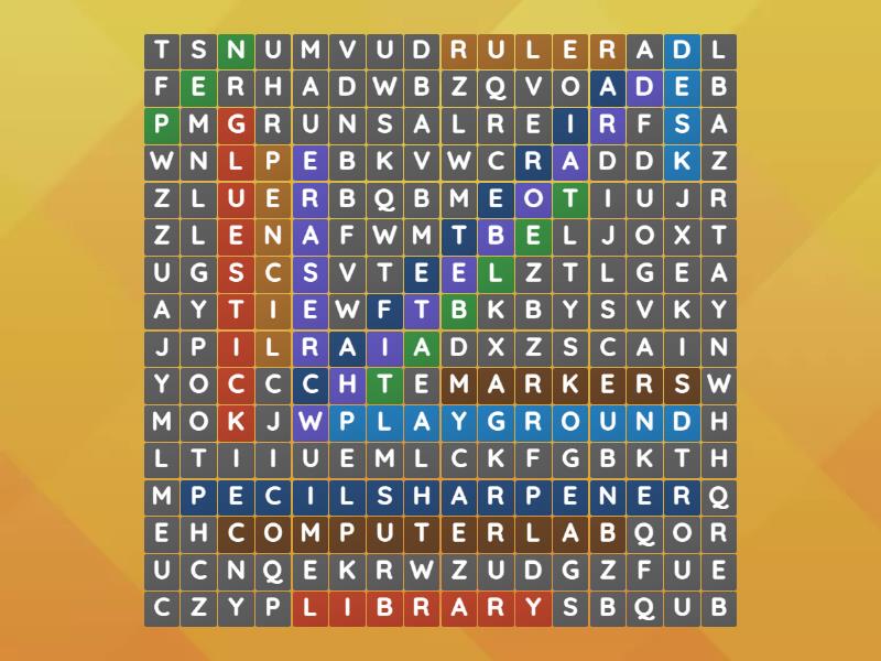 - Unit 1 - Wordsearch