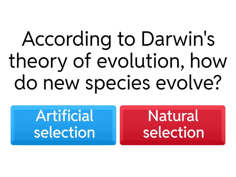 Natural selection - Quiz