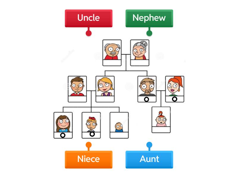 Family Tree 3 - Labelled diagram