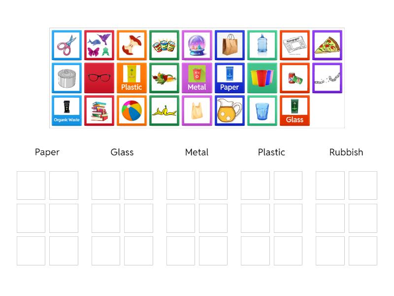 BK- Recycle Sorting - Group sort