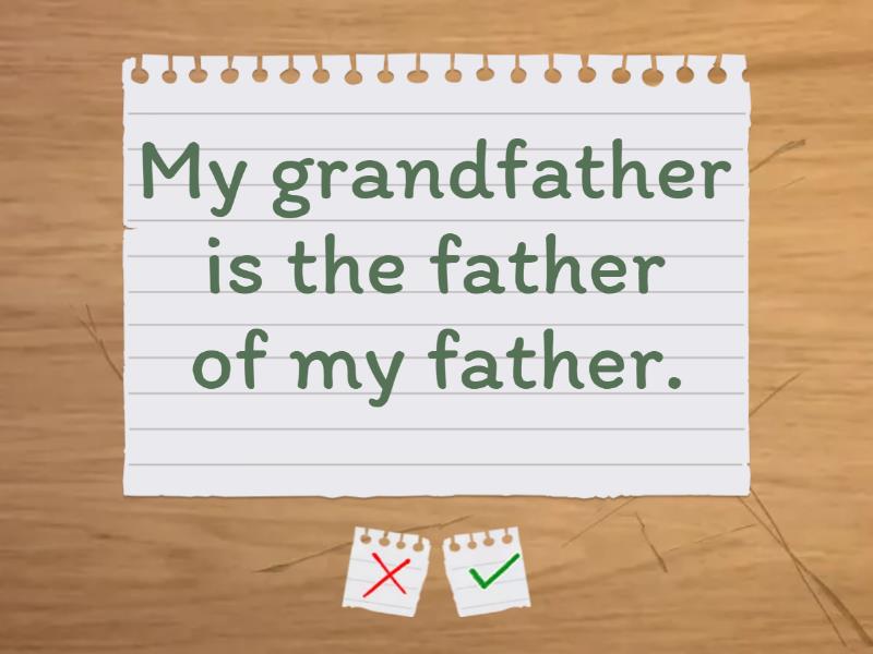 adjetivos posesivos y familia - Flash cards