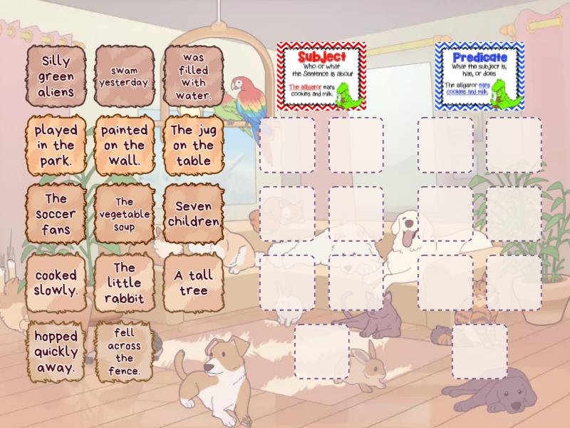 Subject and Predicate Sort - Group sort