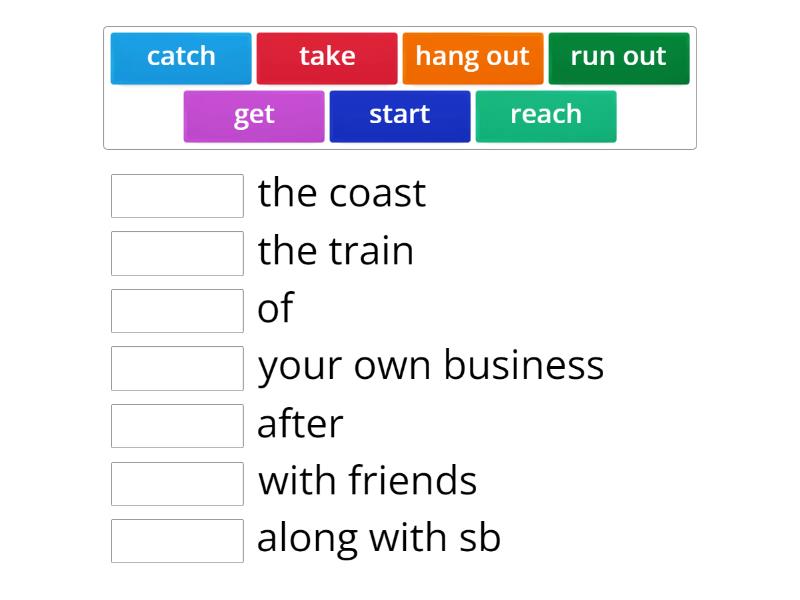 Phrasal Verbs B1 (2) - Match up