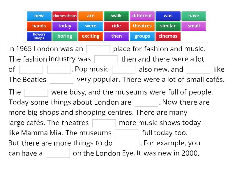 GG2 Unit 5 Reading SB - Complete the sentence