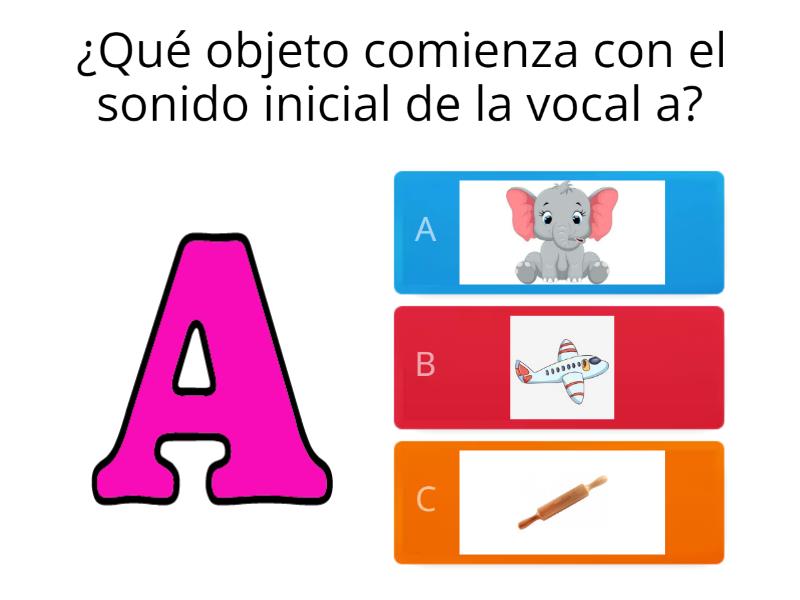 Sonido inicial - Sonido final - Cuestionario