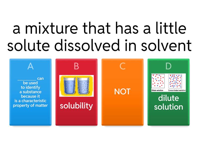 Concentration and Solubility - Quiz
