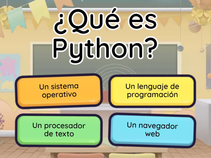 REPASO DE CONCEPTOS DE PROGRAMACIÓN - PYTHON - Quiz