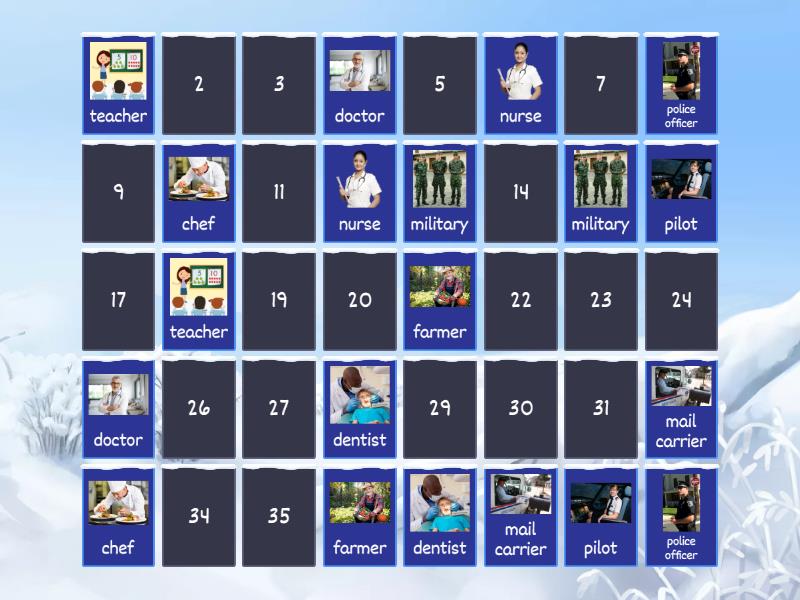 Community helpers memory game - Parejas