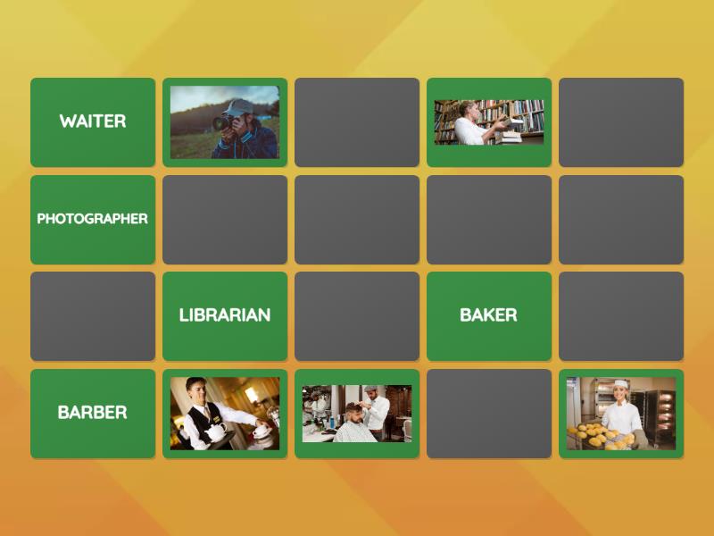 JOBS IN OUR COMMUNITY - Matching pairs