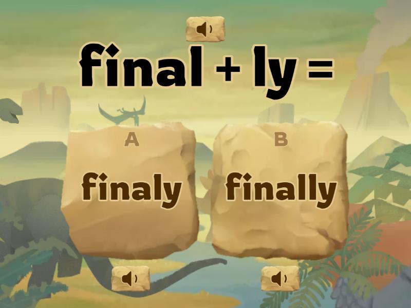 Suffixes: ly - rules grouped - Quiz