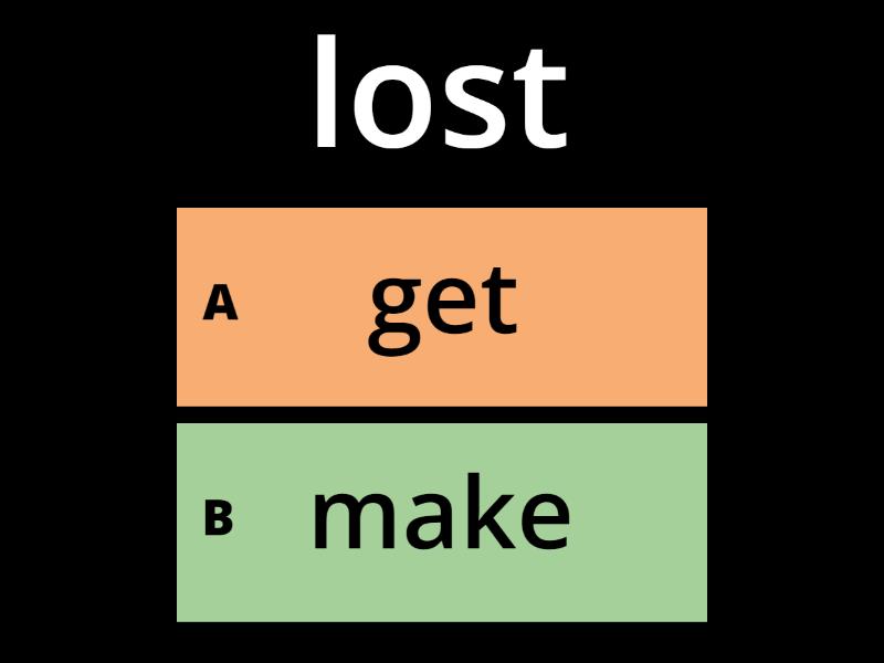 EF inter 2C get make - Quiz