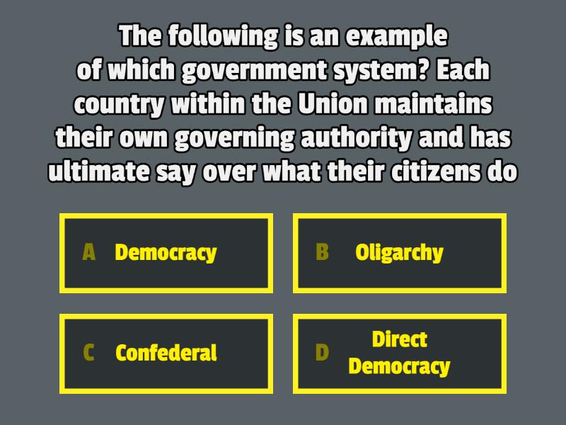 Civics Unit 1 - Quiz