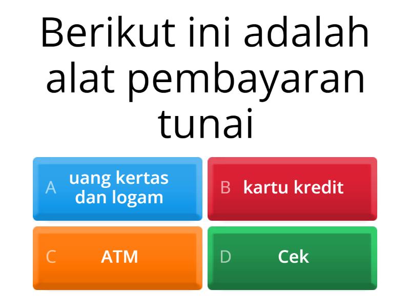 IPS alat pembayaran - Quiz