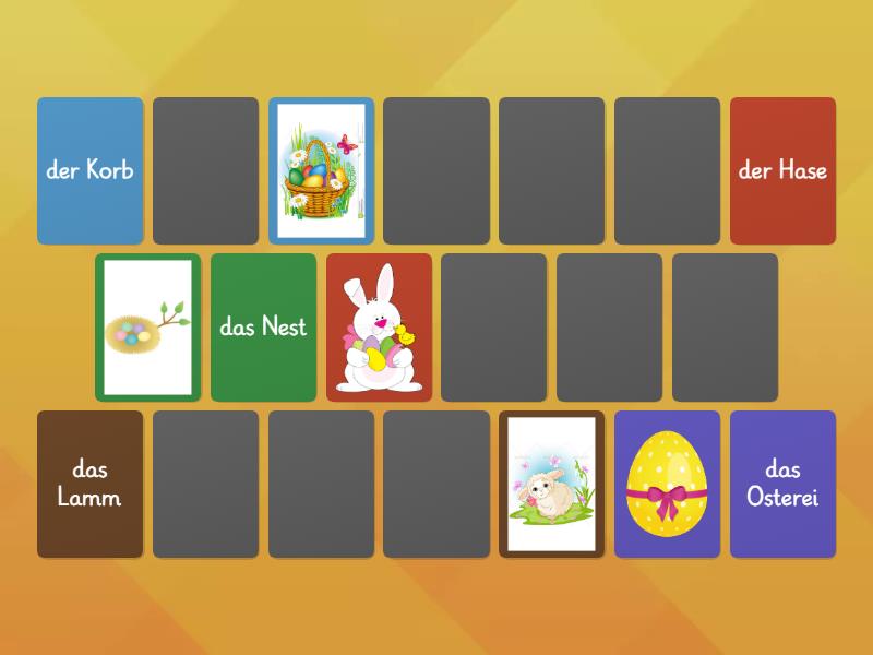 Ostern Memo - Matching pairs