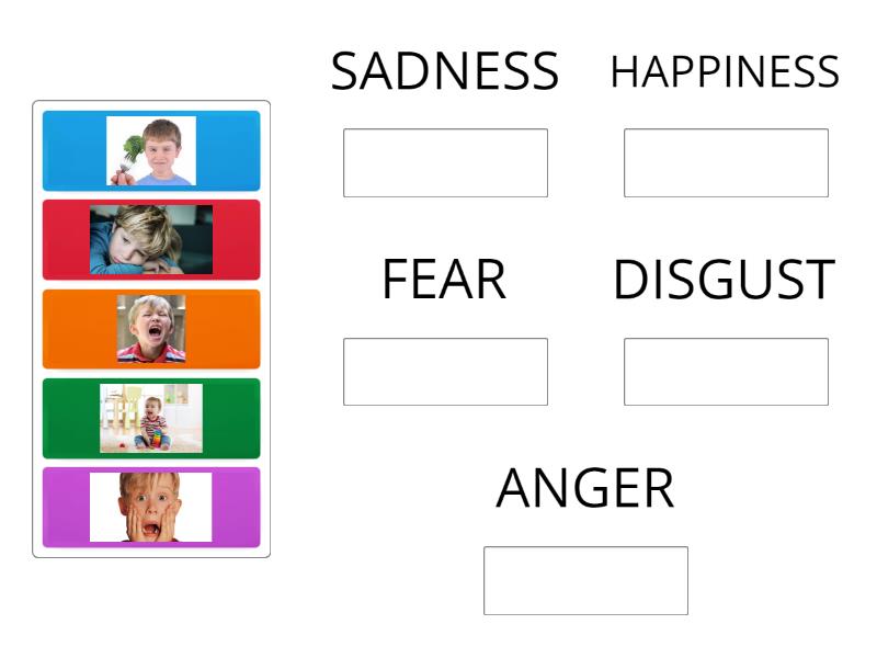 Identifying my emotions - Group sort