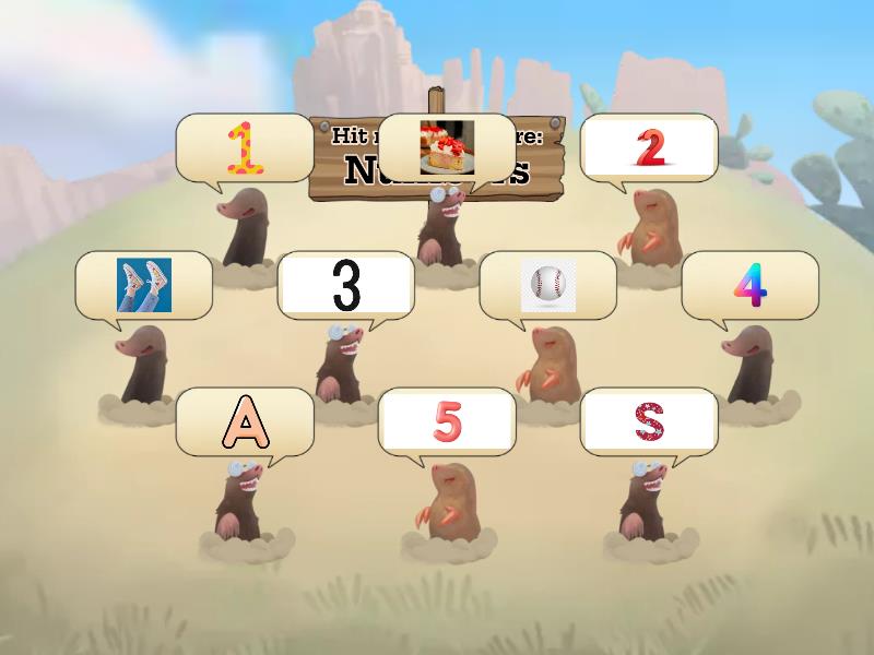 Whack-A-Number - Whack-a-mole