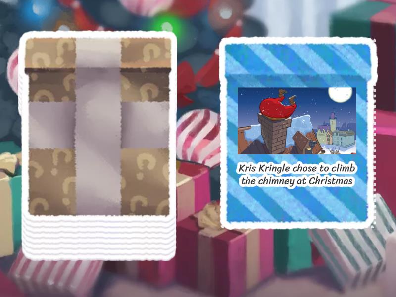 Christmas tongue twisters - Speaking cards