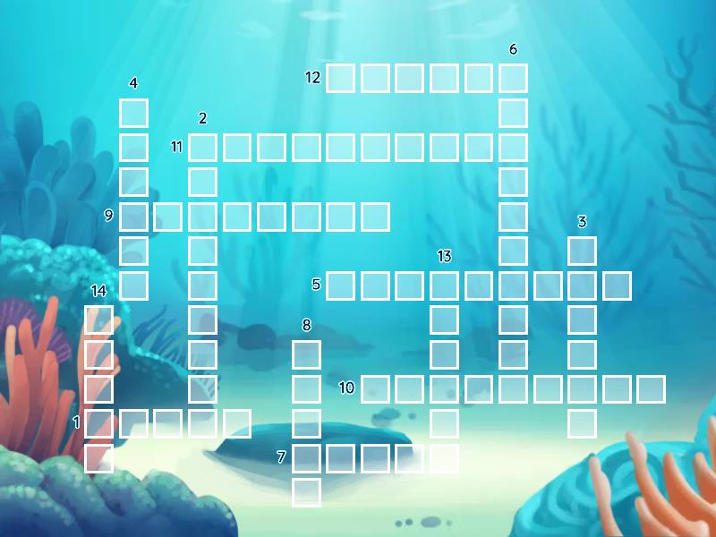 Sea animals - Crossword