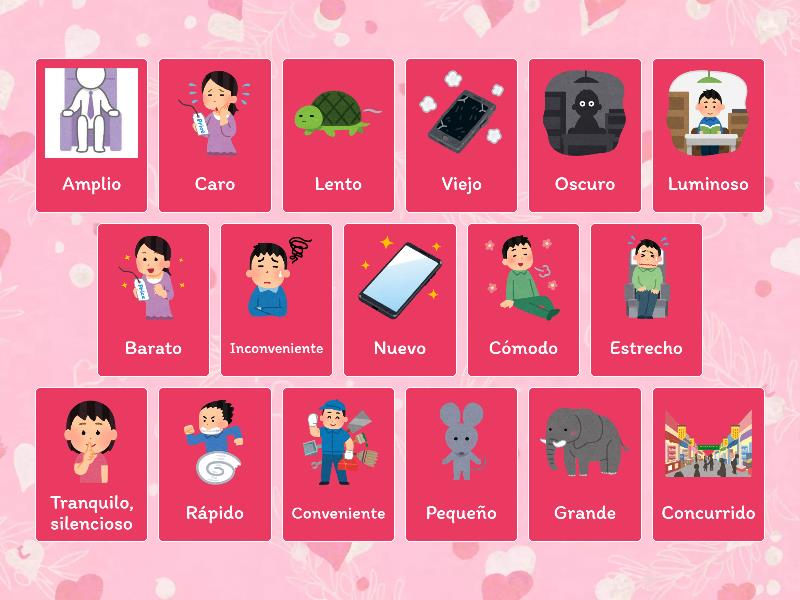 L13 Práctica de adjetivos - Fichas giratorias