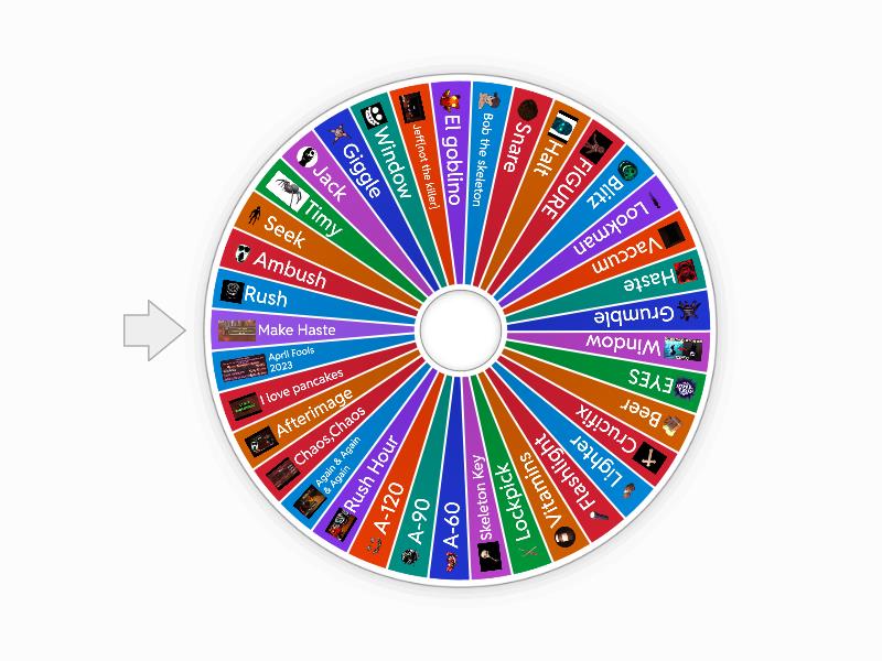 Doors ROBLOX! - Spin the wheel