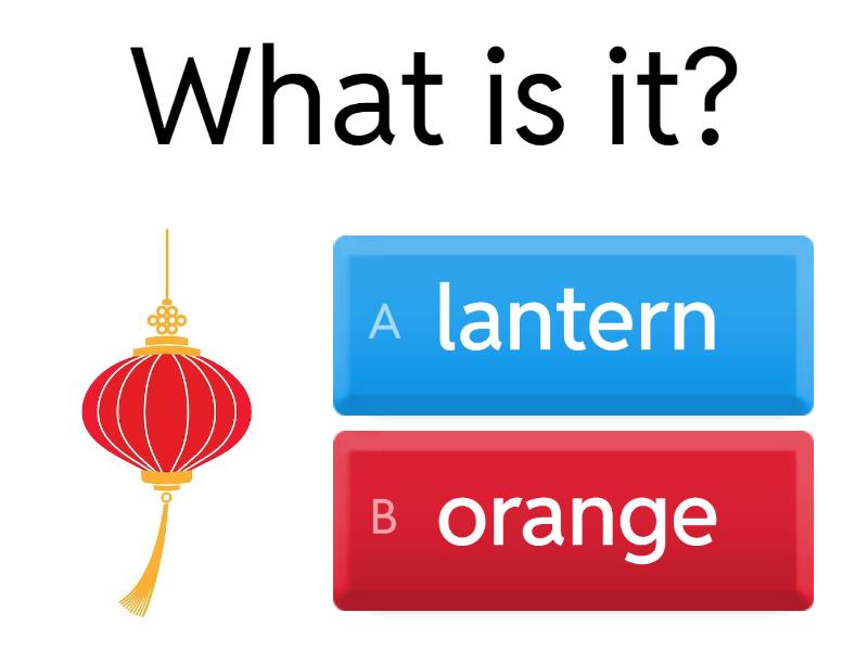 Chinese New Year Vocabulary - Quiz