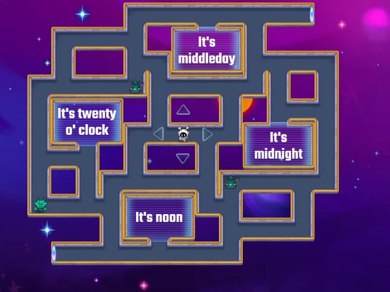 What's the time Mr Wolf? - Maze chase