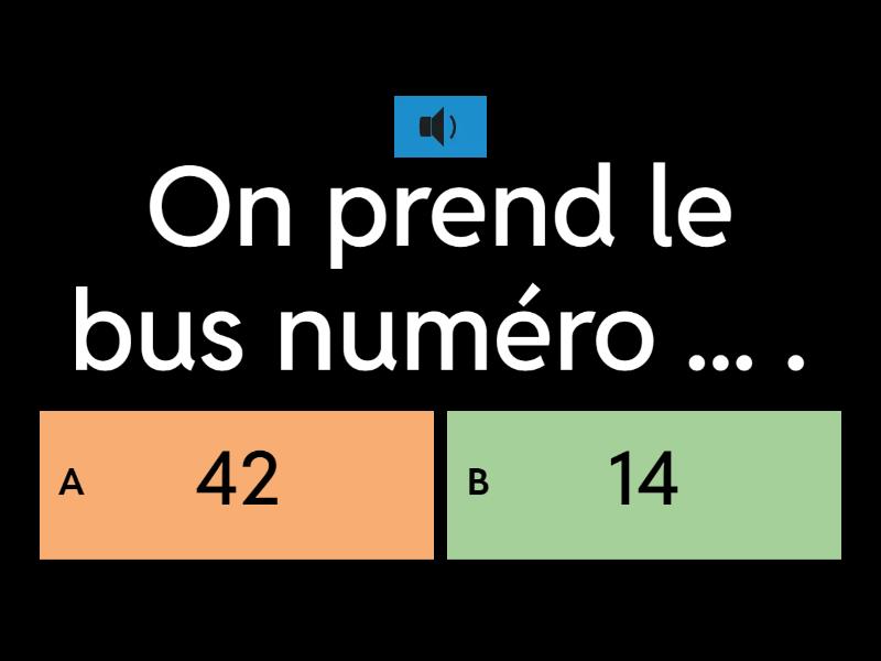 Les nombres - Quiz