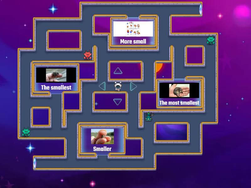 Comparative and Superlative Adjectives - Maze chase