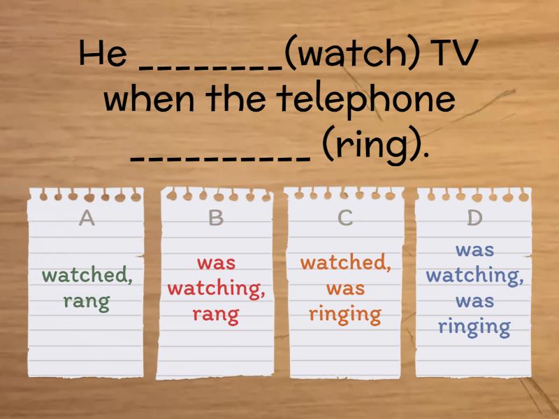 Past Simple vs Past Continuous - Quiz
