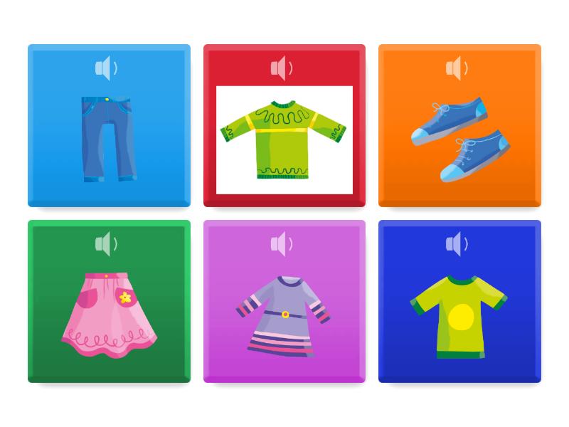 Clothes - Flip tiles