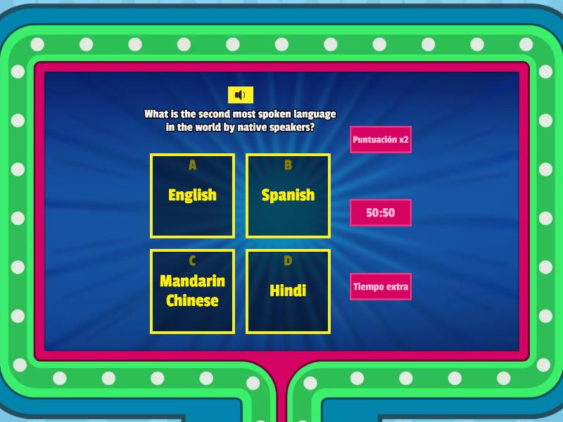 Spanish Trivia Game - Gameshow quiz