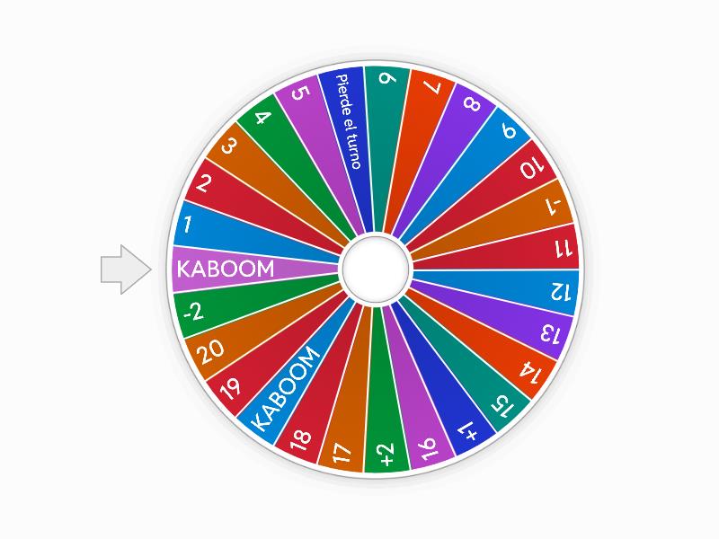 Kaboom - Spin the wheel