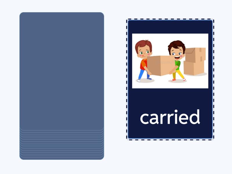 Double Consonants ending -ed, -ing - Speaking cards