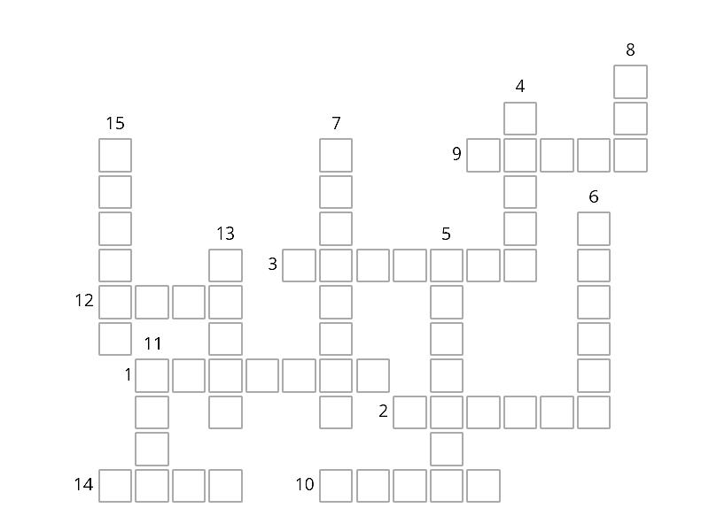 CKLA Unit 3 Lesson 1 - Crossword