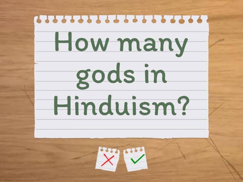 Hinduism - Flash cards