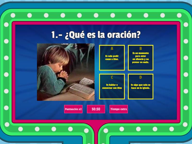 FORMAS DE COMUNICACION CON DIOS - Concurso de preguntas
