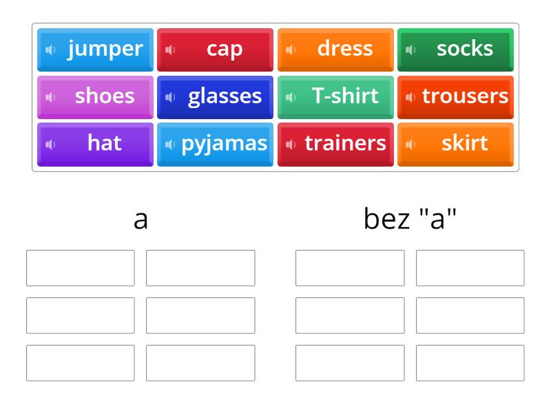 Poptropica 2 U7 Clothes - Group sort