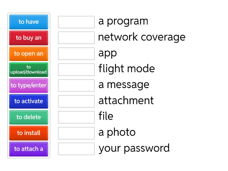 Think 2 U4: Match IT terms - Match up