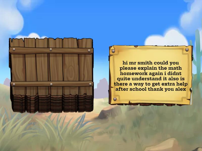 GRADE 9 - WRITING NOTES- Correct the punctuation. Add full stops ...