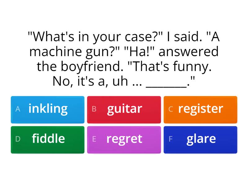 WONDER VOCABULARY LIST PART 3: SUMMER - PART 6: AUGUST (Sentences) - Quiz