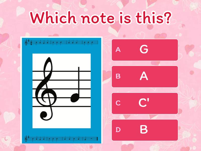 Which note? - Quiz