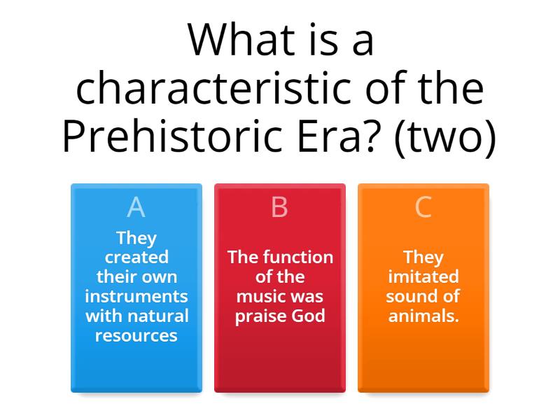 Periods of music - Quiz