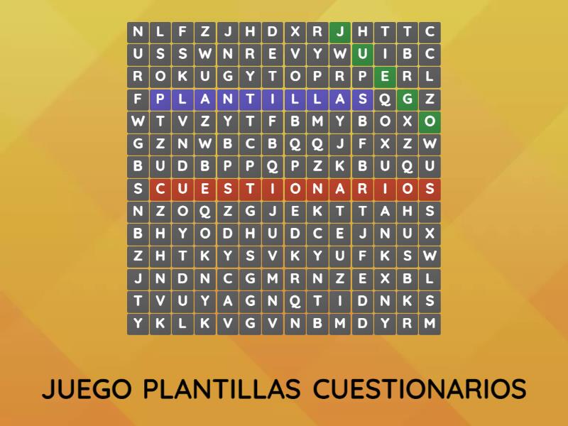 Muro de palabras - Wordsearch